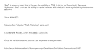 Benefits of SaaS Over Conventional CSS.pptx