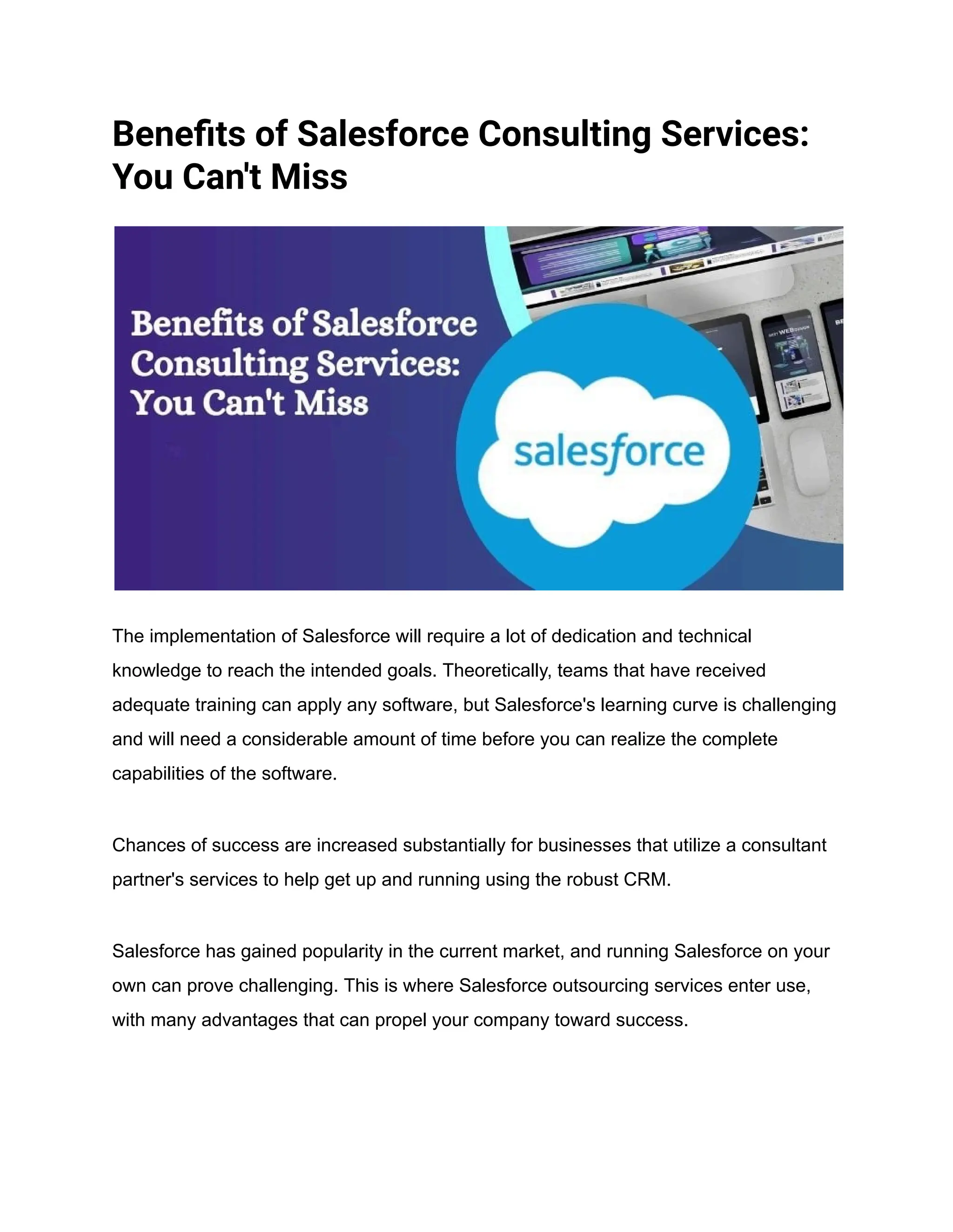 Benefits of Salesforce Consulting Services_ You Can't Miss.pdf