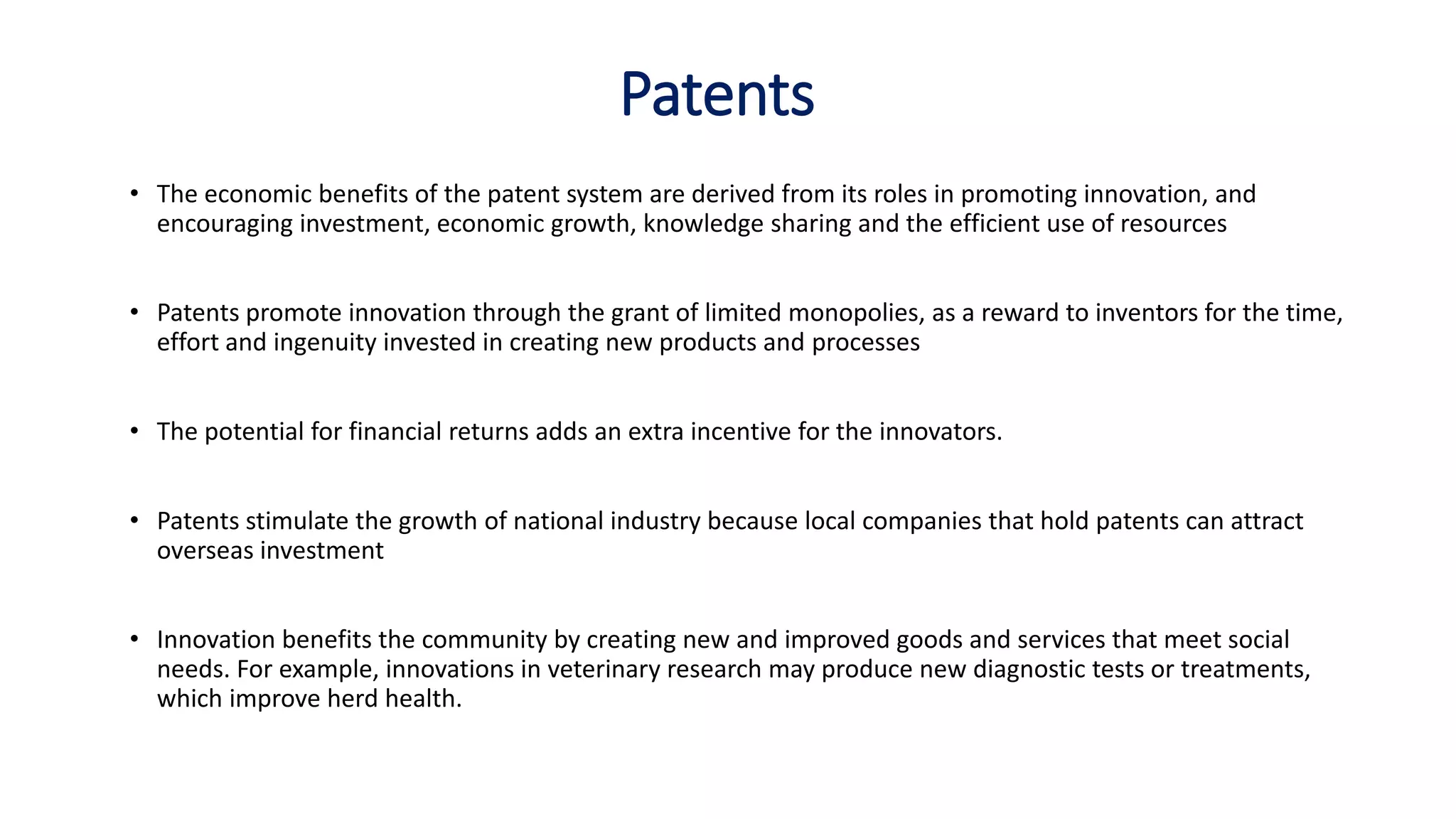 Benefits of securing ipr | PPTX