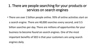 Benefits of Search engine optimization | PDF