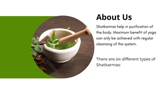BENEFITS OF SHATKARMA | PPTX