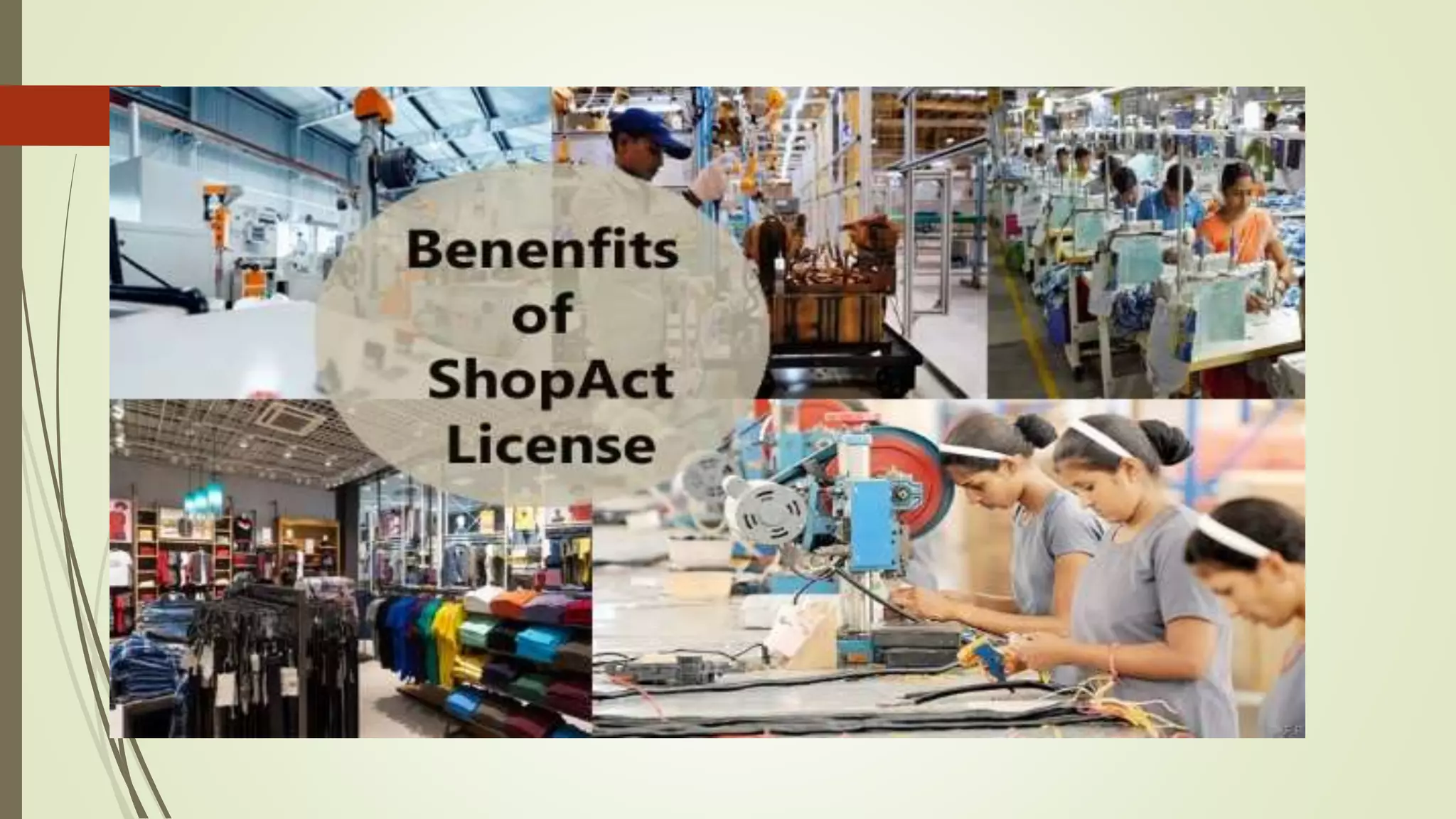 Benefits of shop act | PPT