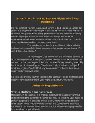 Benefits of Sleep Meditation.pdf
