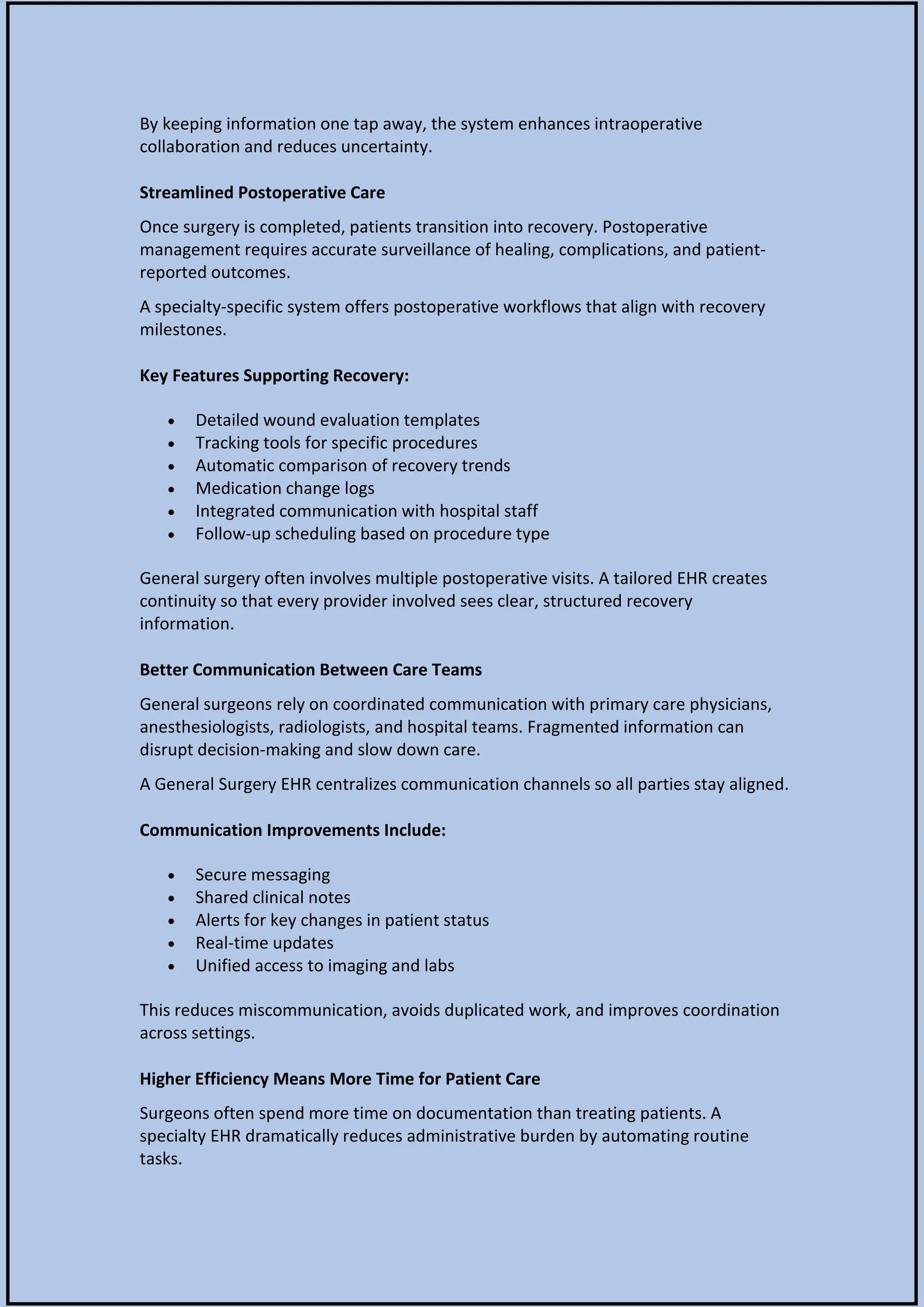 Benefits of Specialty-Specific EHR for General Surgeons | PDF