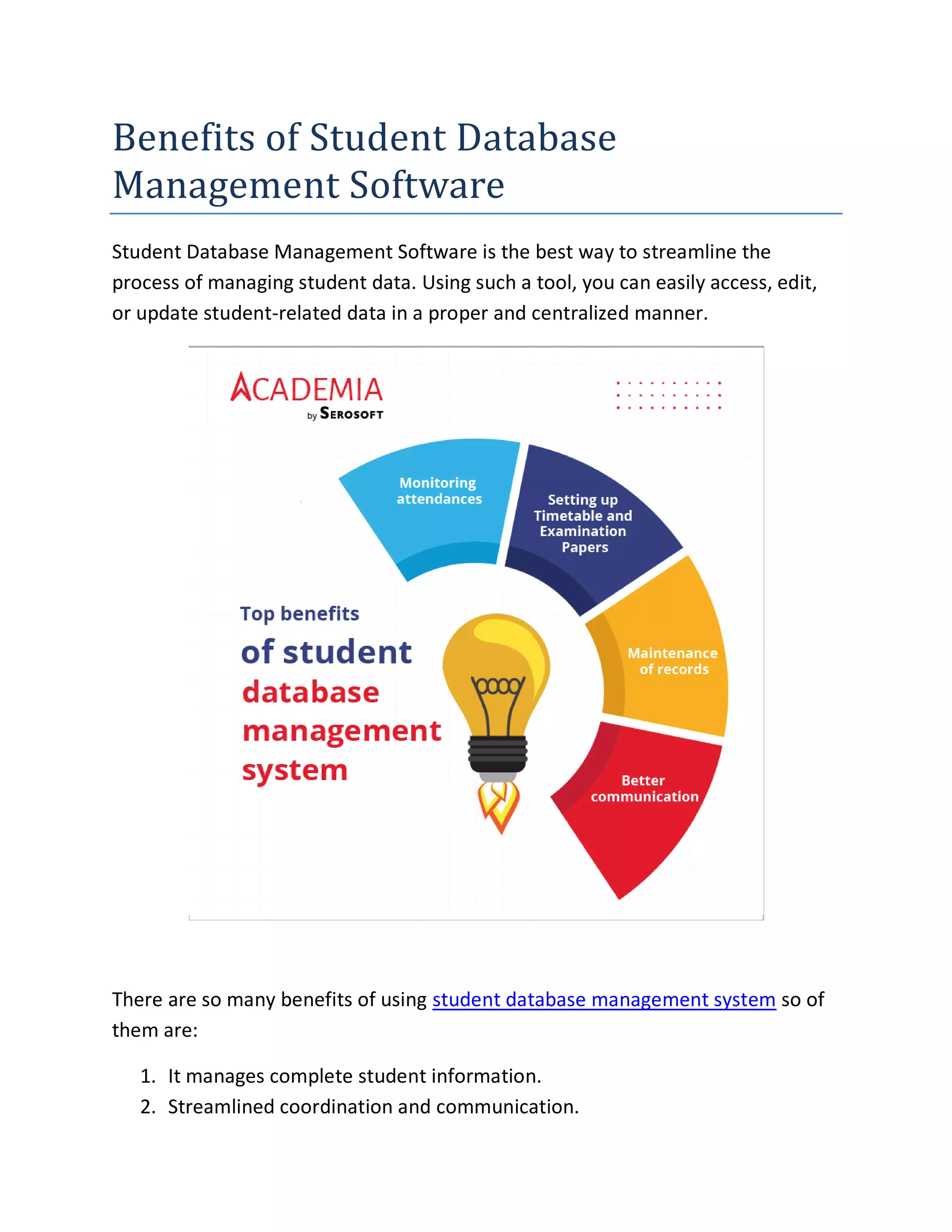 Benefits of Student Database Management System.pdf Benefits of Student Database Management System.pdf
