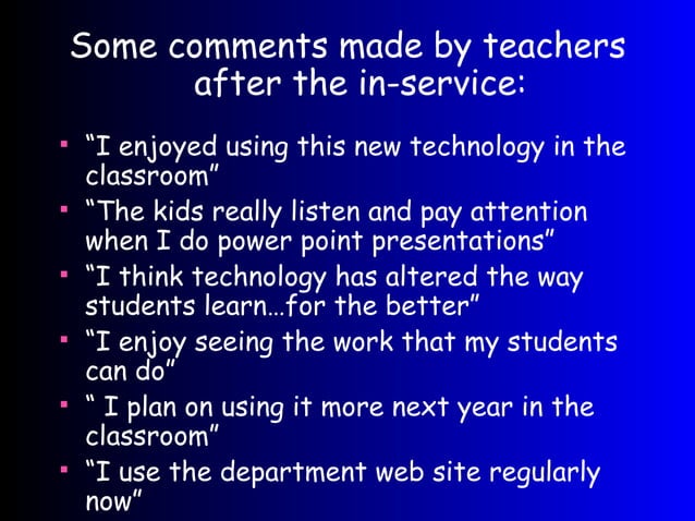 Benefits of technology in the classroom | PPT | Education