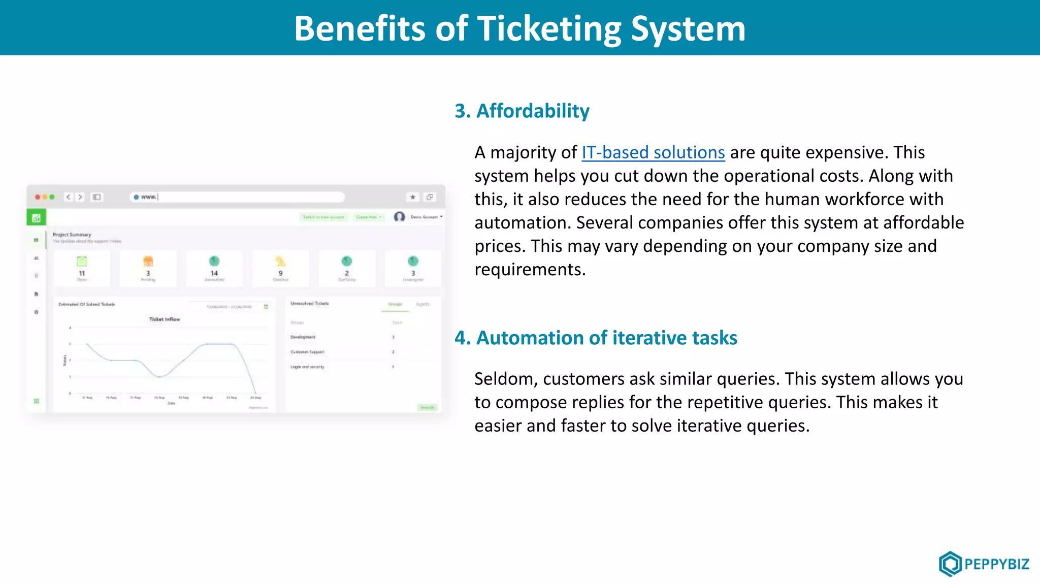 Benefits of Using Ticketing System. | PPTX