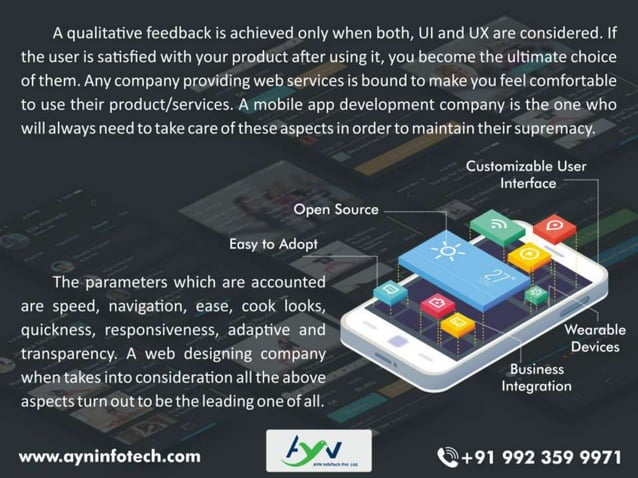 Benefits of ui on mobile designing apps | PPTX