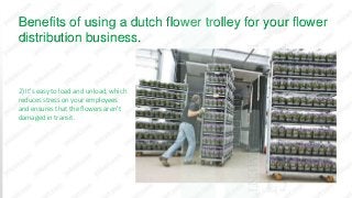 What are the benefits of dutch flower trolley | PPT