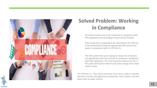 Benefits of Using an EDC System | PPTX | Computing | Technology & Computing