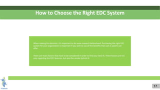 Benefits of Using an EDC System | PPTX | Computing | Technology & Computing