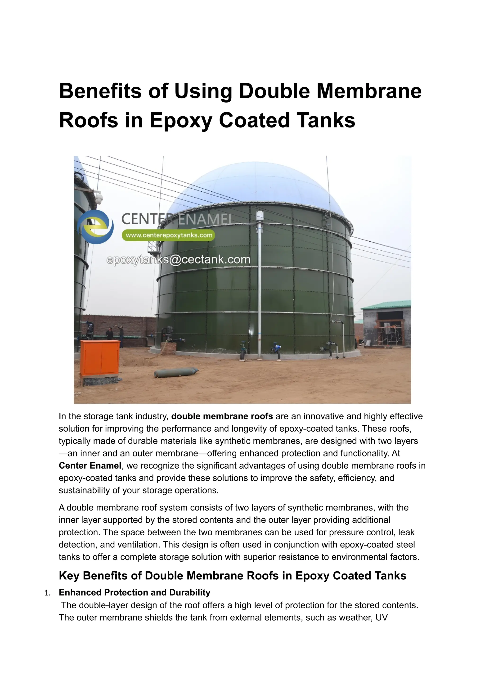 Benefits of Using Double Membrane Roofs in Epoxy Coated Tanks.docx