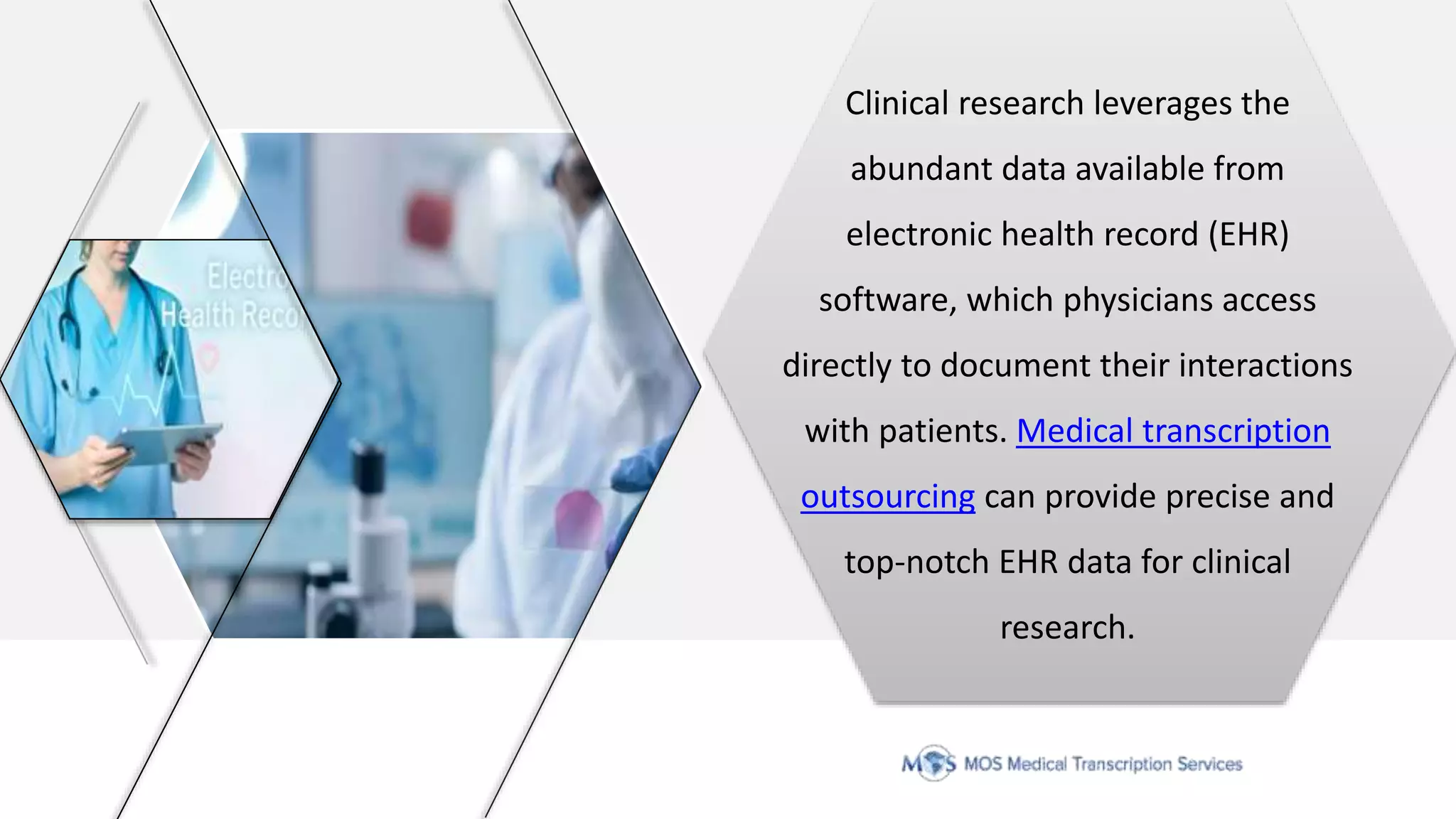Benefits of Using EHR Data for Clinical Research | PPTX