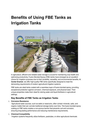 Benefits of Using FBE Tanks as Irrigation Tanks.docx