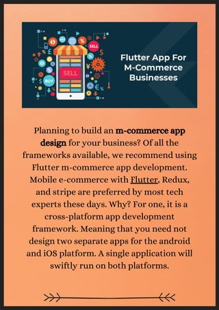 Benefits of Using Flutter M-Commerce App for Your eCommerce Business | PDF