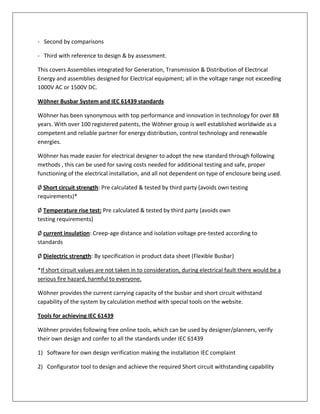 Benefits of using iec 61439 standard in electrical busbar systems | PDF