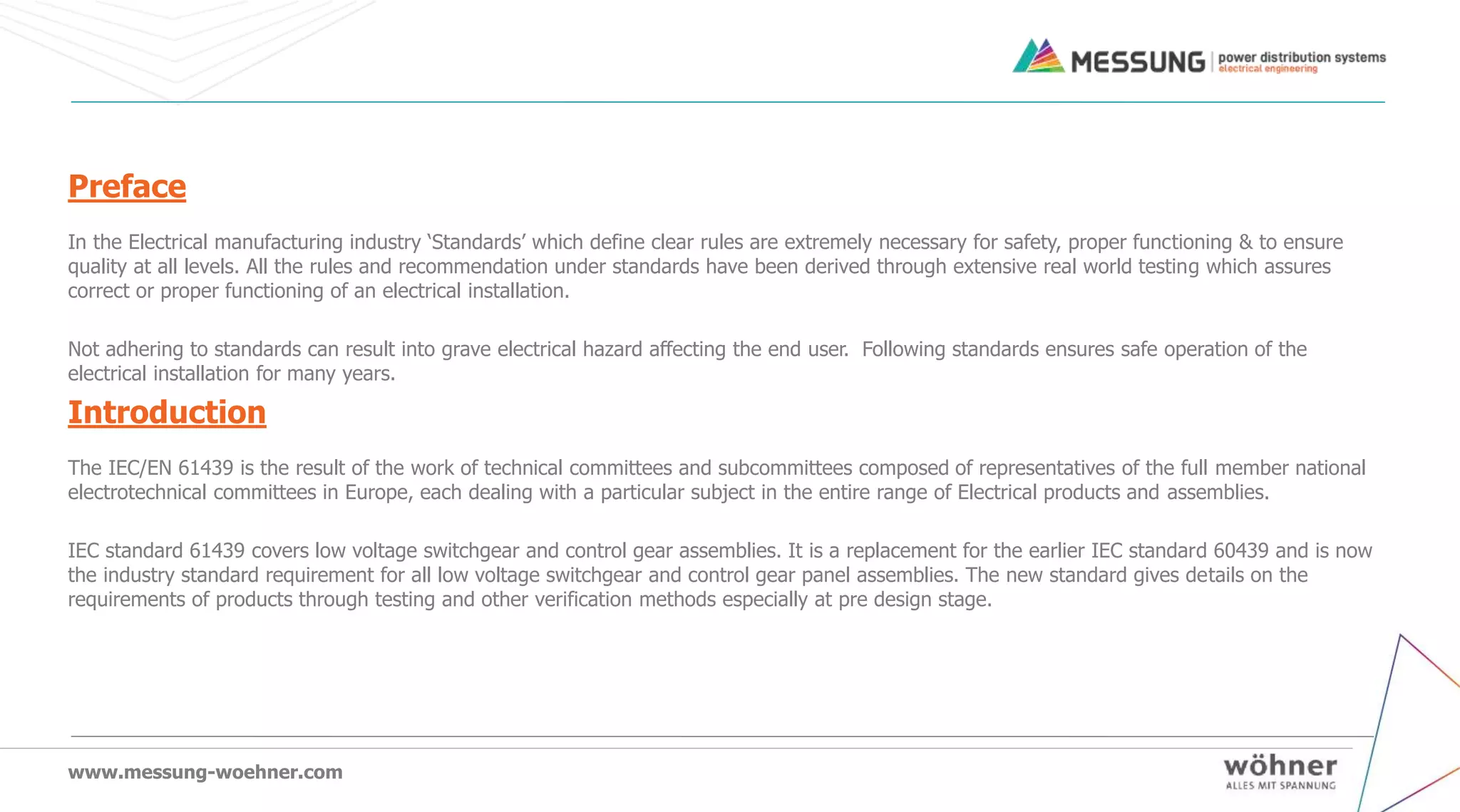 Benefits of using iec 61439 standard in electrical busbar systems | PPTX