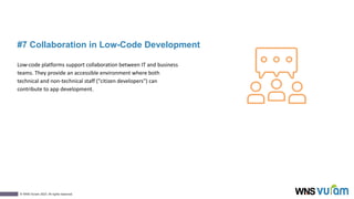 Benefits of Using Low Code Platforms for Your Business | PDF