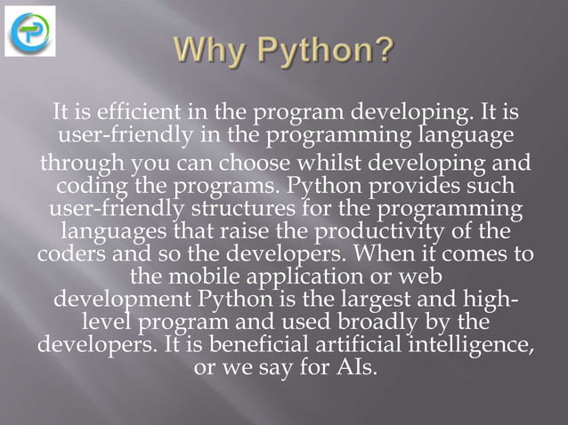 Benefits And Features Of Python Advantages And Disadvantages Of Python Pptx Programming
