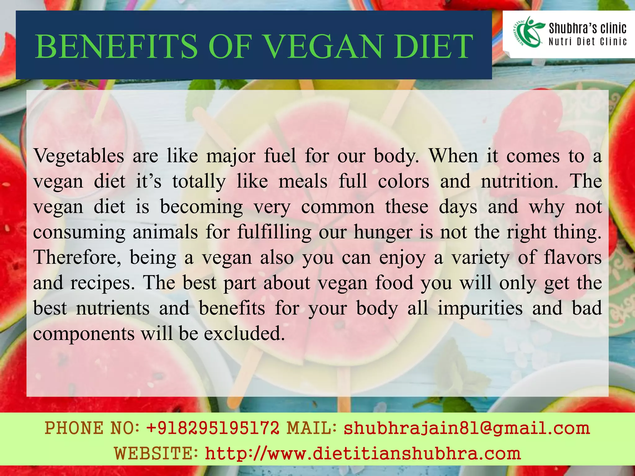 Benefits Of Vegan Diet | PPTX