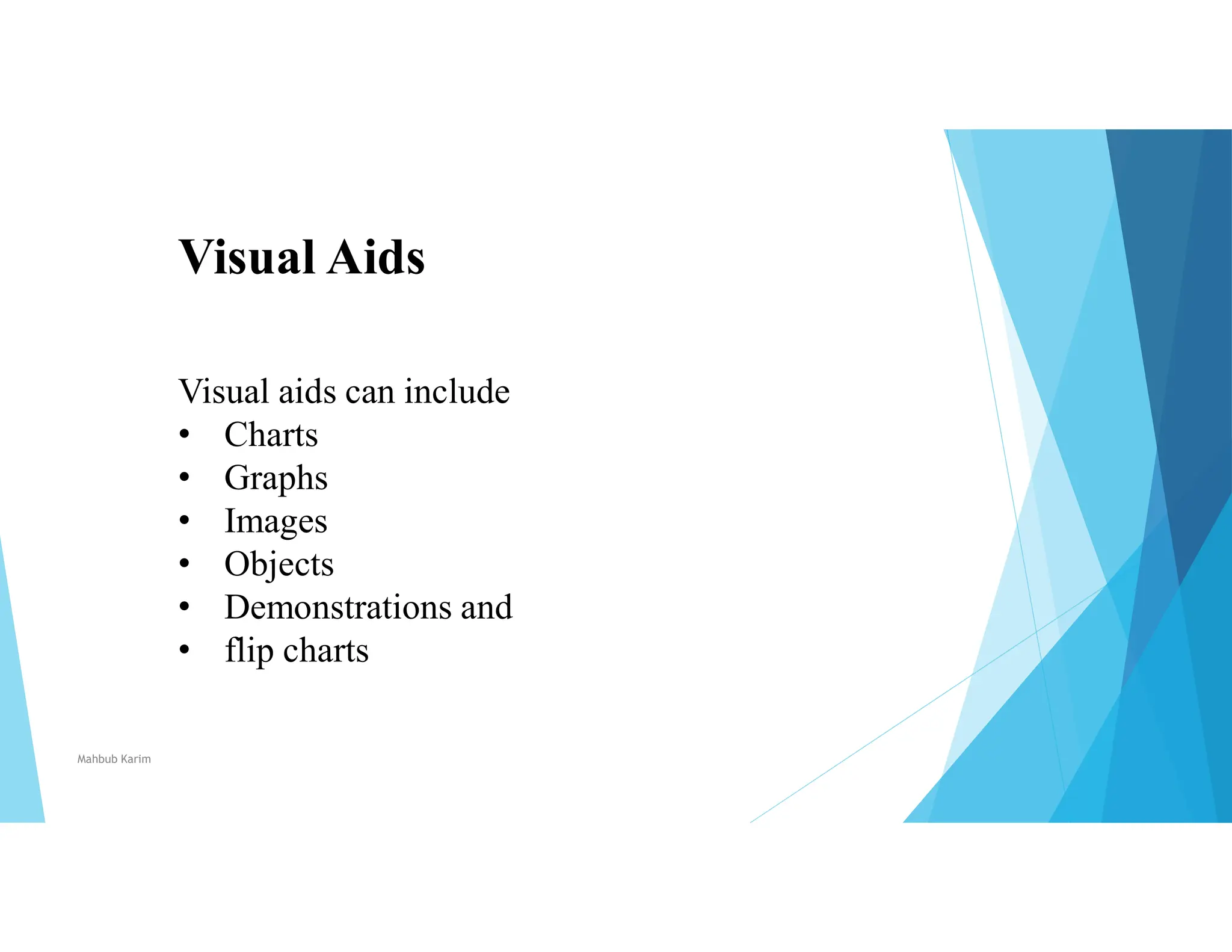 Benefits of Visual Aids(Covering the benefits of visual aids in a ...