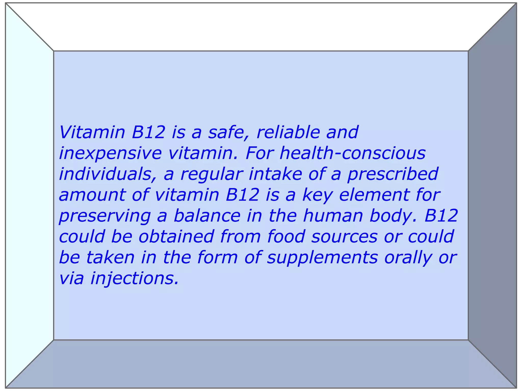 Benefits of vitamin B | PPT