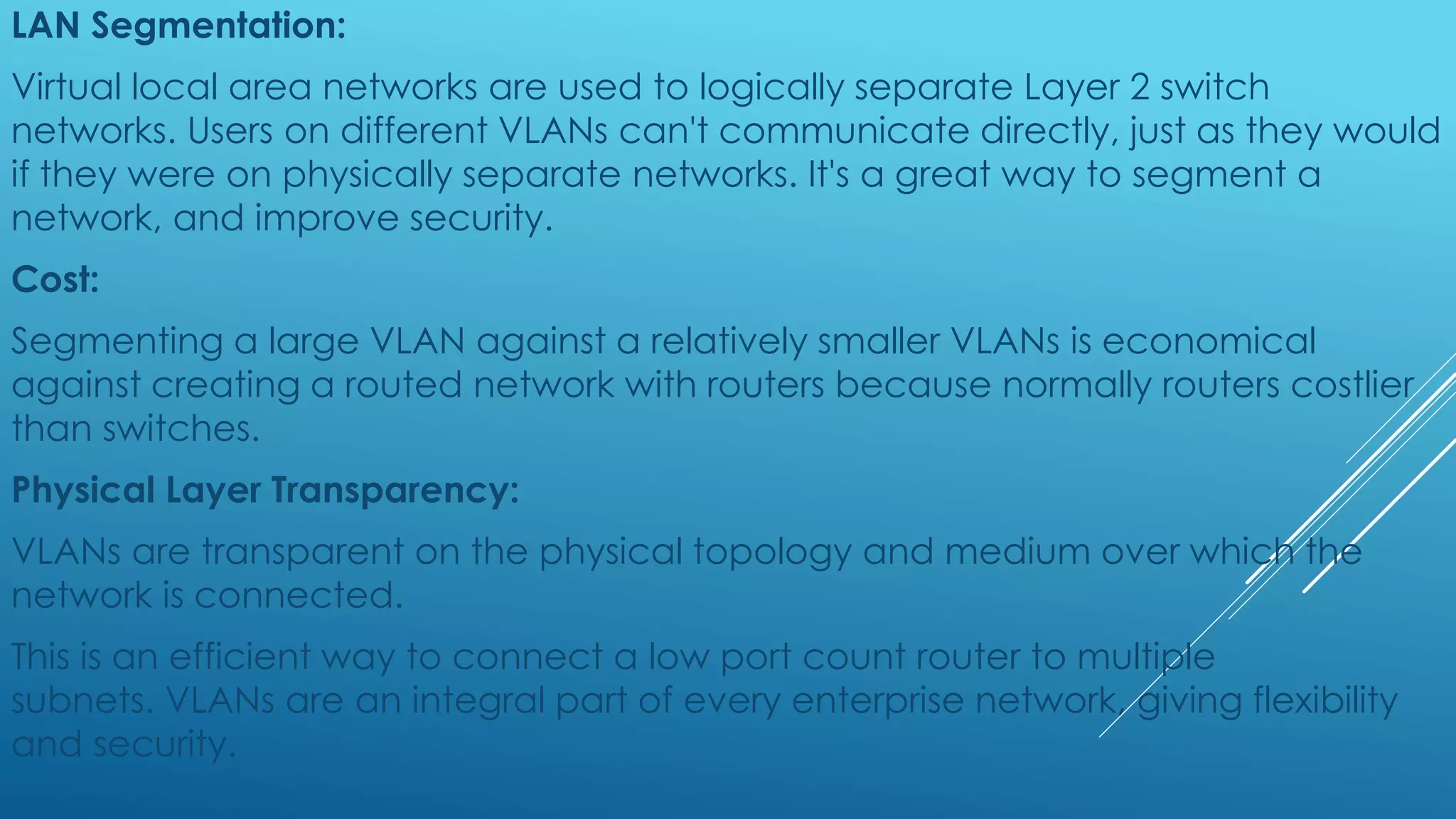 Benefits of vlan | PDF