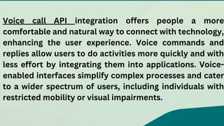 BENEFITS OF VOICE API INTEGRATION.pdf