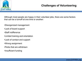 Benefits of volunteerism | PPTX