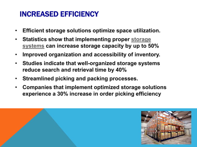 Benefits of Warehouse Storage Solutions | PPT