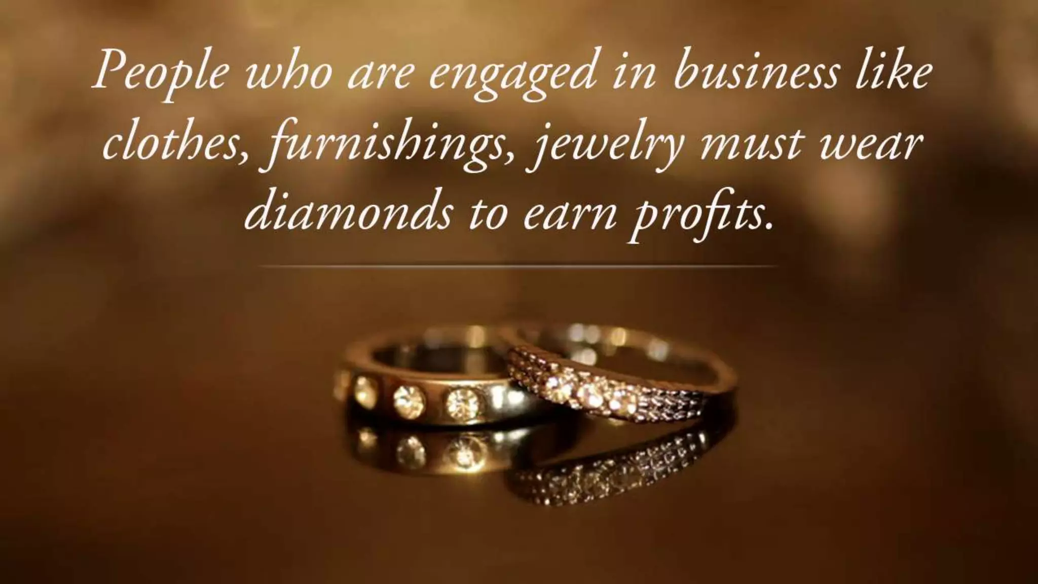 Benefits of wearing diamonds | PPTX