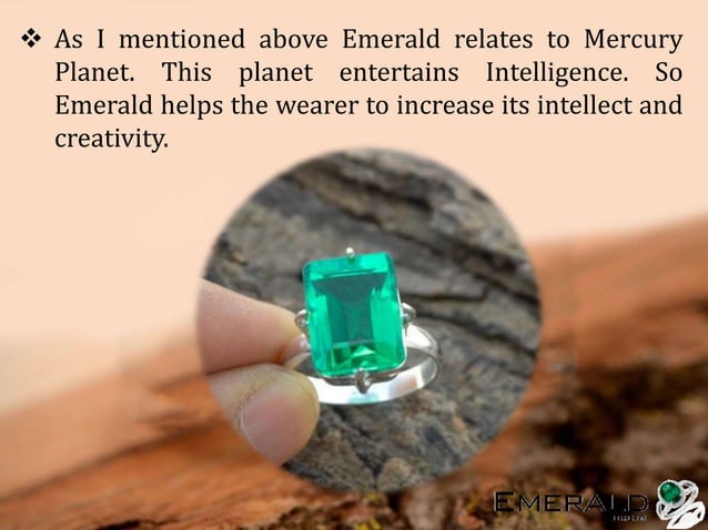 Benefits Of Emerald Gemstone | PPTX