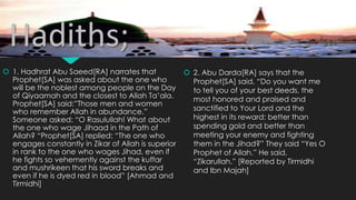 Benefits of zikr | PPTX | Islam | Religion & Spirituality