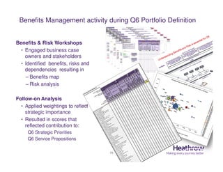 Setting the foundations for benefits management at Heathrow | PDF