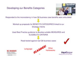 Setting the foundations for benefits management at Heathrow | PPT