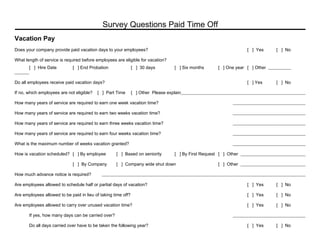 Benefits survey 1 | DOC