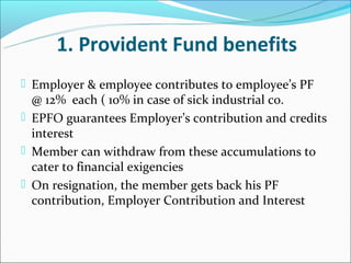 Benefits under EPF | PPT