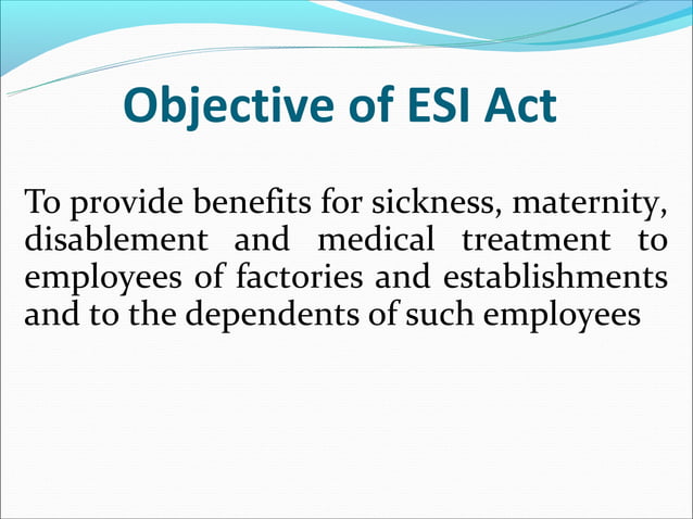 Benefits under ESI | PPT