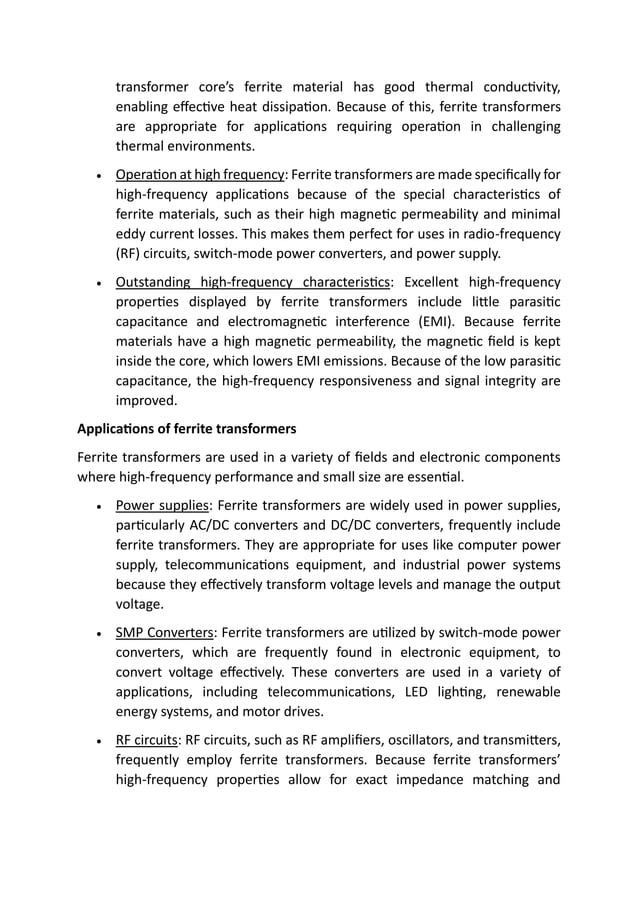 Benefits, Uses, And Design Considerations For Ferrite Transformers.pdf