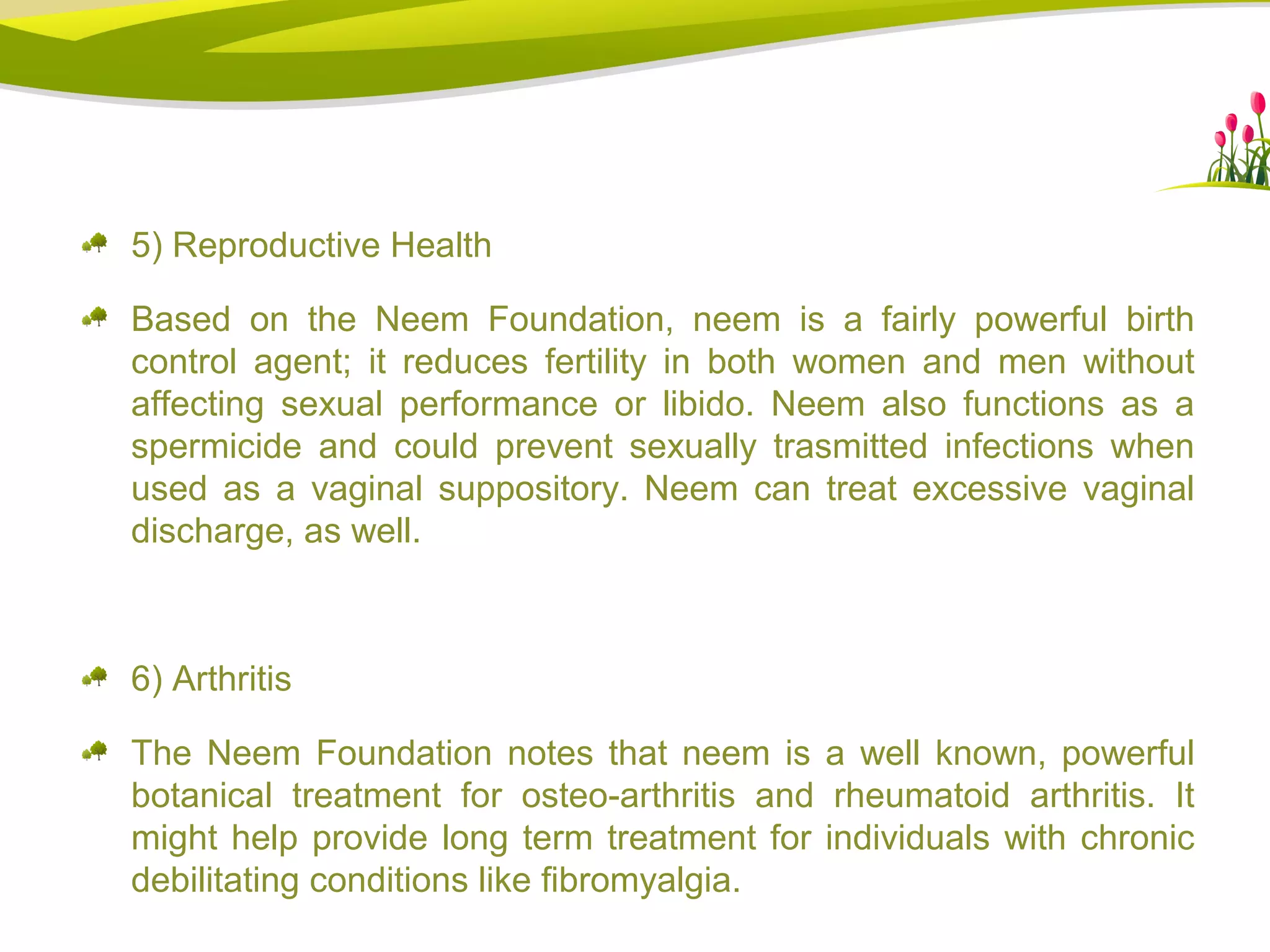 Benefits & uses of neem wonder leaf | PPT
