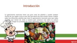 La gastronomía y su impacto en el turismo | PPT