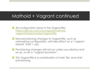 Node.js, Vagrant, Chef, and Mathoid @ Benetech | PPT