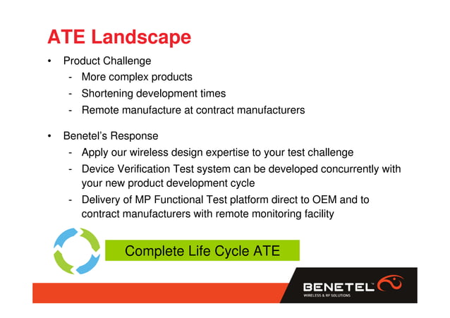 Benetel Overview 181209 | PPT