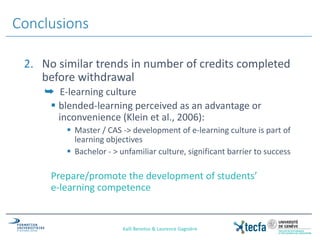 Understanding student paths in higher education blended-learning ...