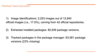 Technical Lag in Docker Containers | PDF