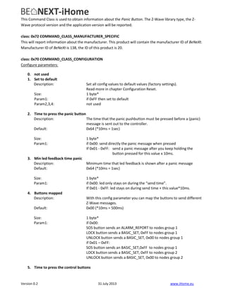 Benext panic button_manual_us | PDF