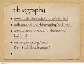 Ben Hall | PDF