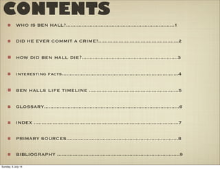 Ben Hall | PDF