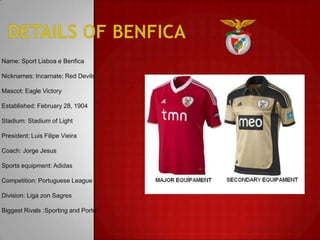 Benfica in english | PPTX