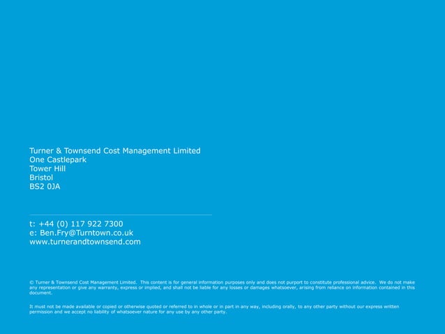 A simple approach to contingency drawdown, presented by Ben Fry, 10th ...